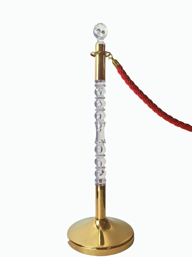 MXG06 rope barrier stanchion post